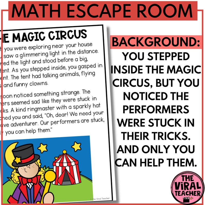 Escape Rooms for Kids Telling and Writing Time to the Hour and Half ...