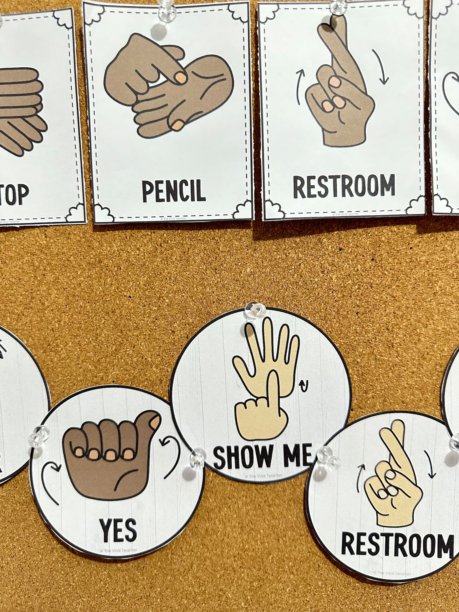 ASL Hand Signal Posters Classroom Hand Signals Classroom Management ...
