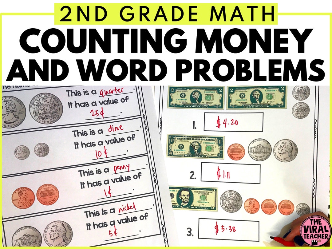 Counting U.S. Dollar Bills and Coins and Solving Money Word Problems ...