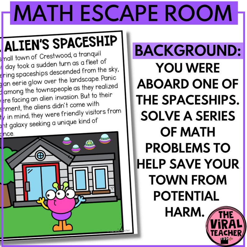 Escape Rooms for Kids Addition and Subtraction Word Problems Within 100 ...