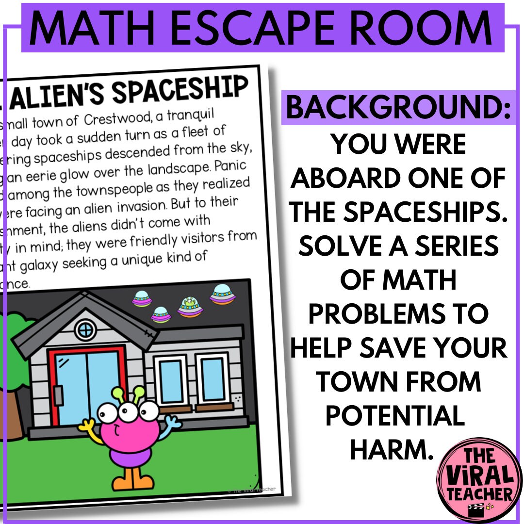 Escape Rooms for Kids Addition and Subtraction Word Problems Within 100 ...