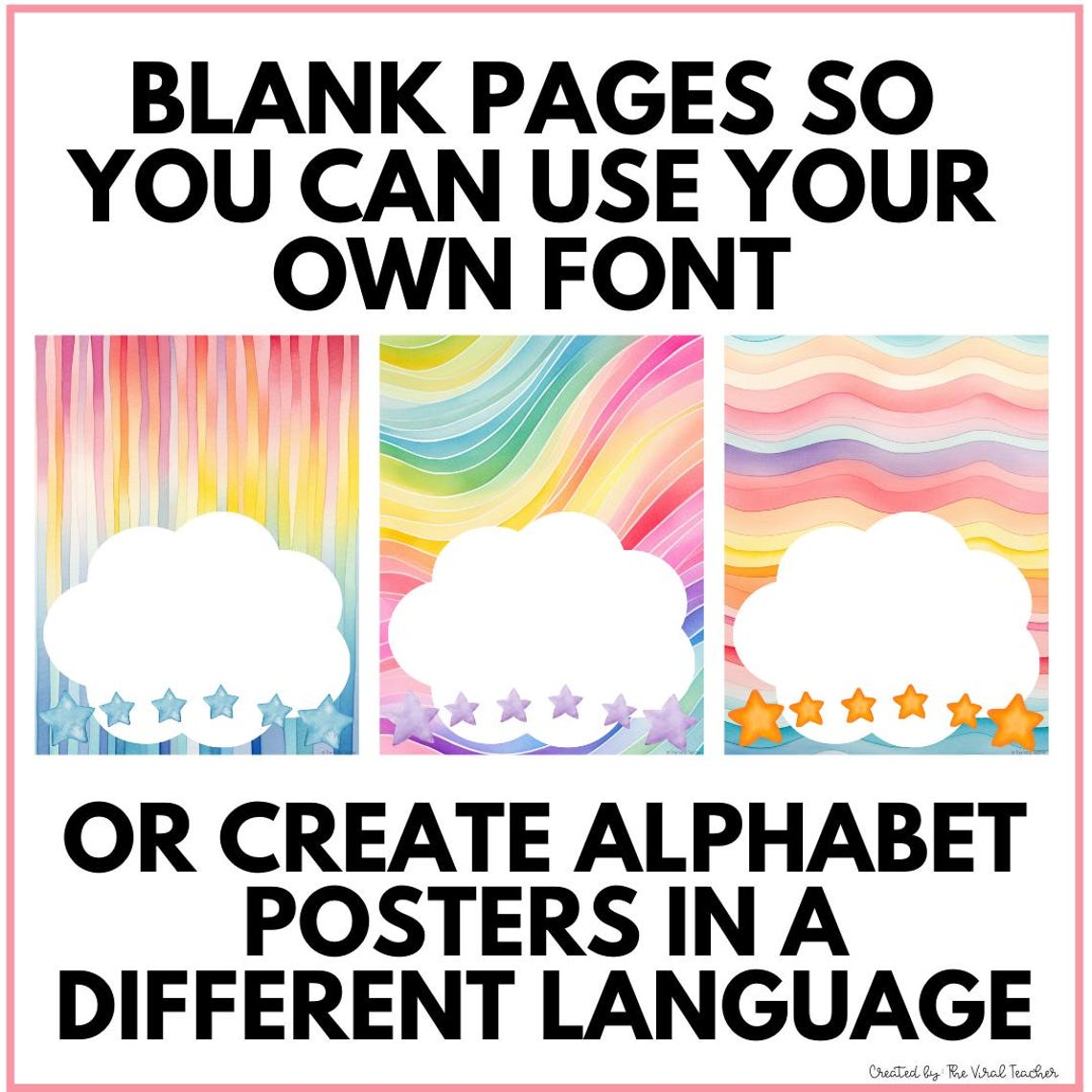 Alphabet Posters, Affirmation Alphabet Posters Bulletin Board Display ...