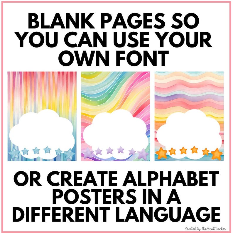 Alphabet Posters, Affirmation Alphabet Posters Bulletin Board Display ...