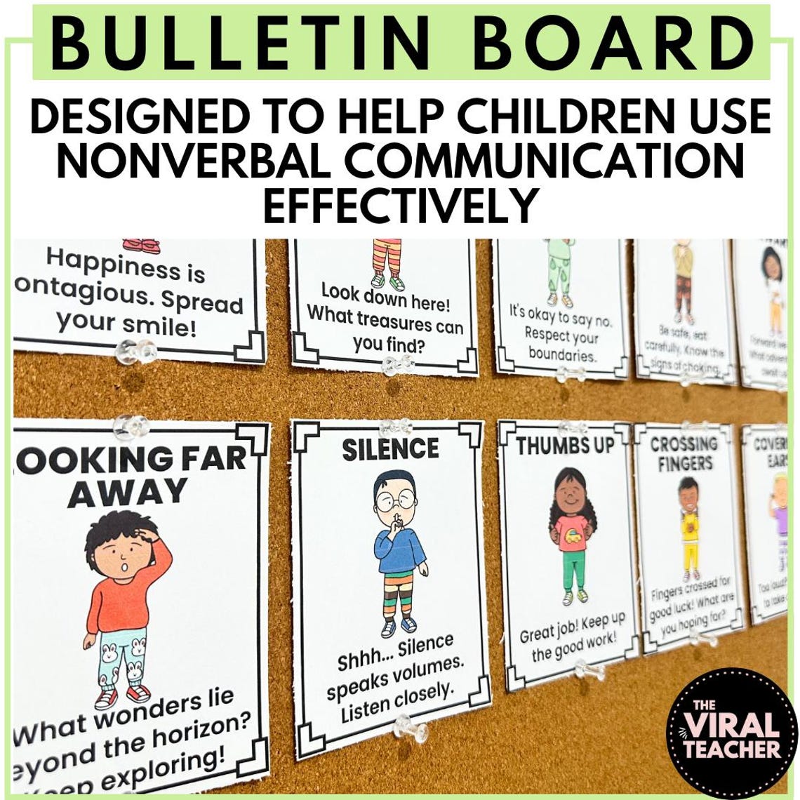 Nonverbal Communication Posters Body Language Classroom Posters ...