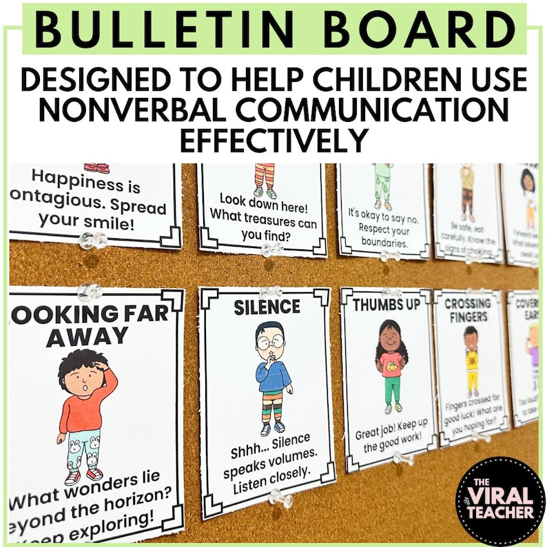 Nonverbal Communication Posters Body Language Classroom Posters ...