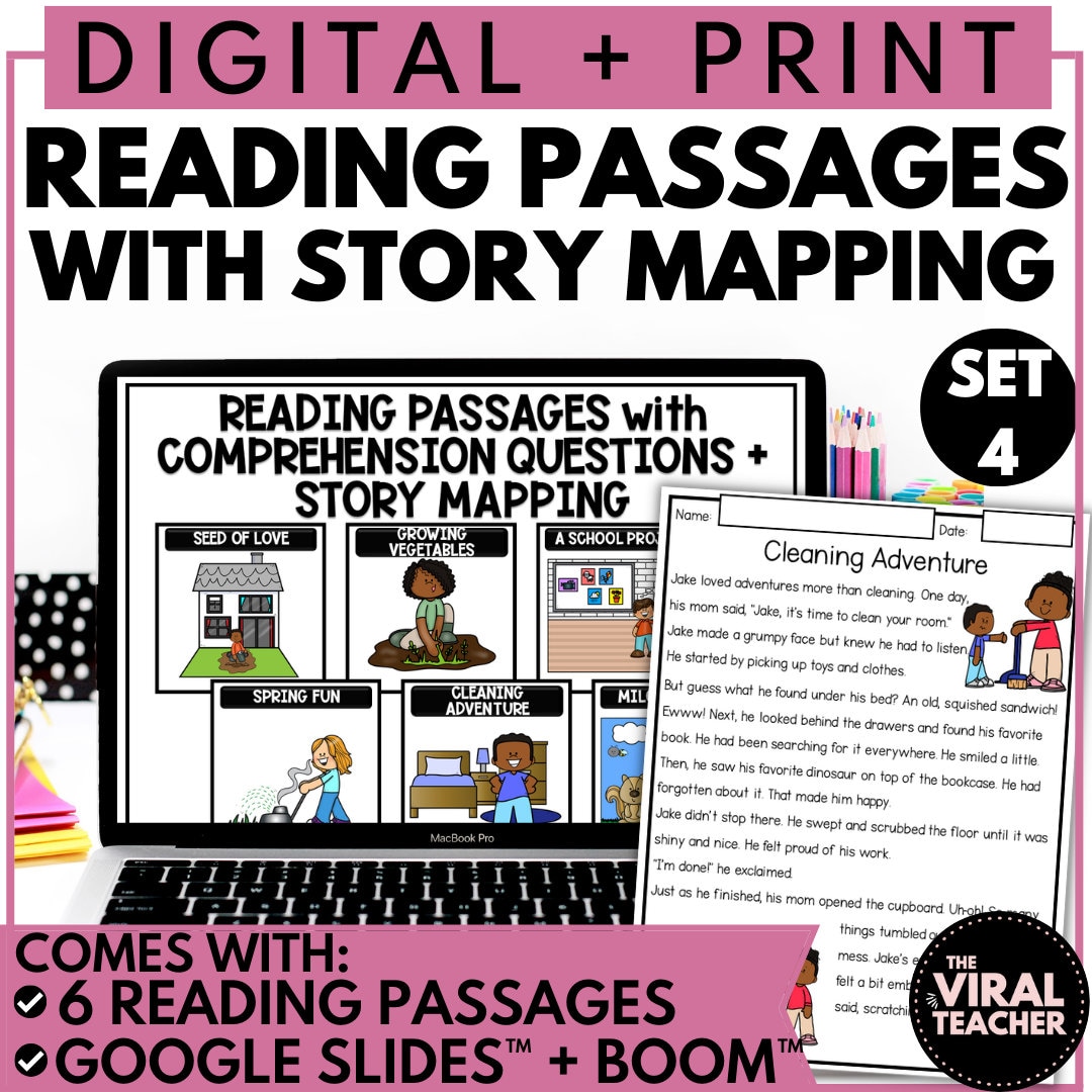 Short Stories Reading Comprehension, Storytime Reading Worksheets, 1st ...