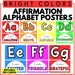 Alphabet Posters, Affirmation Alphabet Posters Bulletin Board Display ...