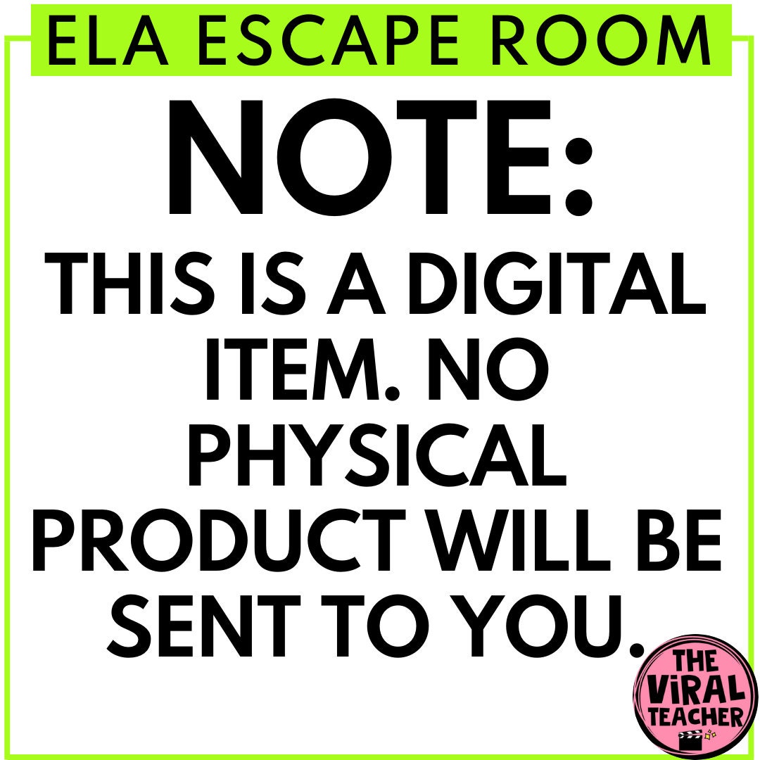 Escape Rooms for Kids Context Clues Reading Passages and Vocabulary ...