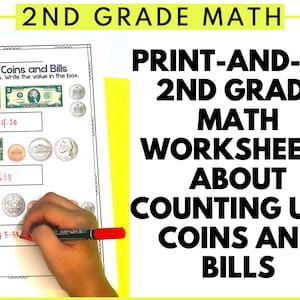 Counting U.S. Dollar Bills and Coins and Solving Money Word Problems ...