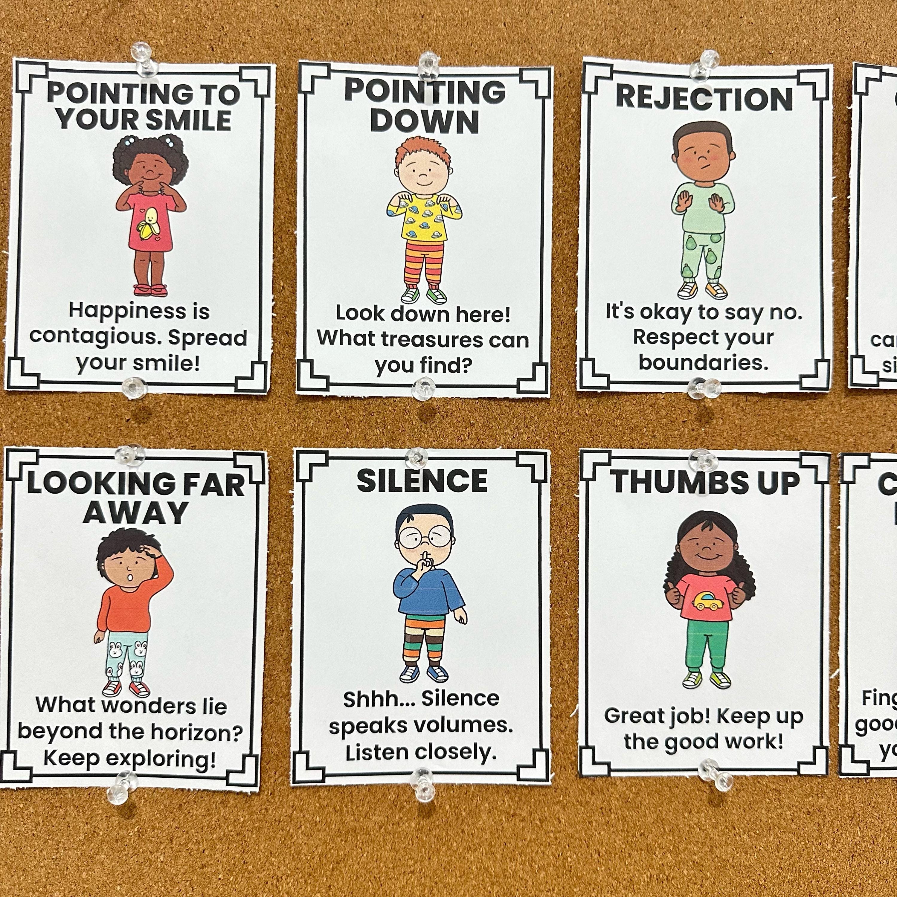 Nonverbal Communication Posters Body Language Classroom Posters ...