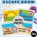 Escape Room for Kids, Summer Escape Room Printable Puzzle Game, Printed ...