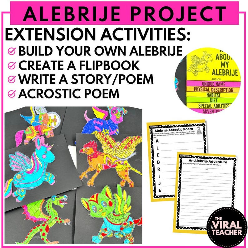 Unit Guide About Alebrijes Mexican Folk Art Build Your Own Alebrijes ...