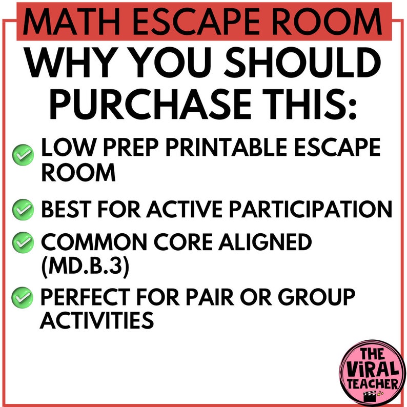 Escape Rooms for Kids Telling and Writing Time to the Hour and Half ...
