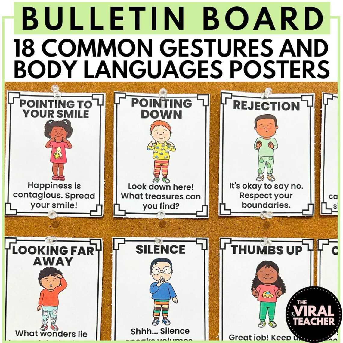 Nonverbal Communication Posters Body Language Classroom Posters ...