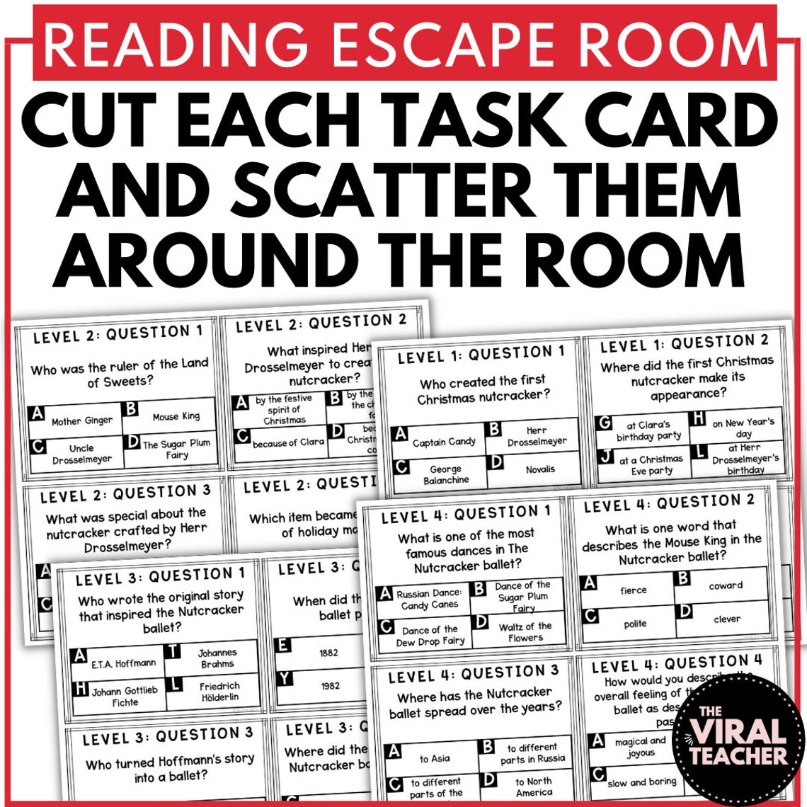 The Nutcracker Christmas Escape Room for Kids the Nutcracker Christmas ...