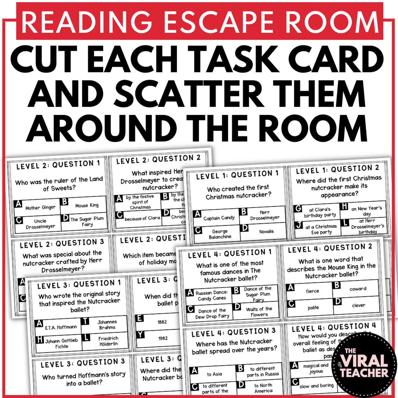 The Nutcracker Christmas Escape Room for Kids the Nutcracker Christmas ...