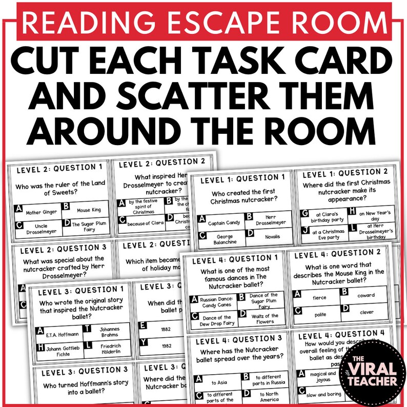 The Nutcracker Christmas Escape Room for Kids the Nutcracker Christmas ...