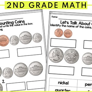 Counting U.S. Dollar Bills and Coins and Solving Money Word Problems ...
