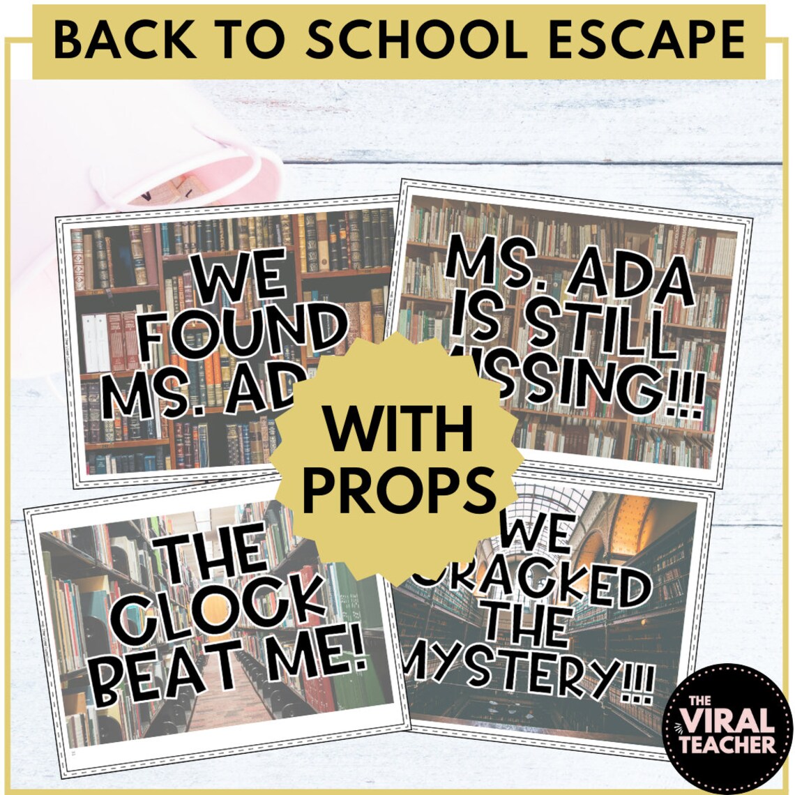 Escape Room for Kids, Back to School Escape Room Printable Puzzle Game ...