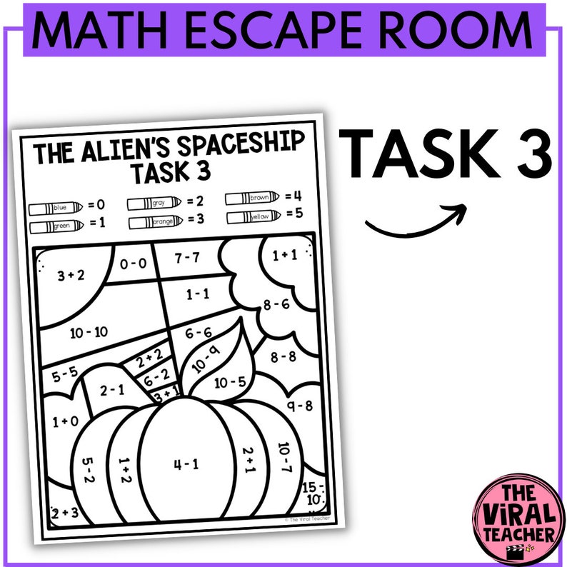 Escape Rooms for Kids Addition and Subtraction Word Problems Within 100 ...