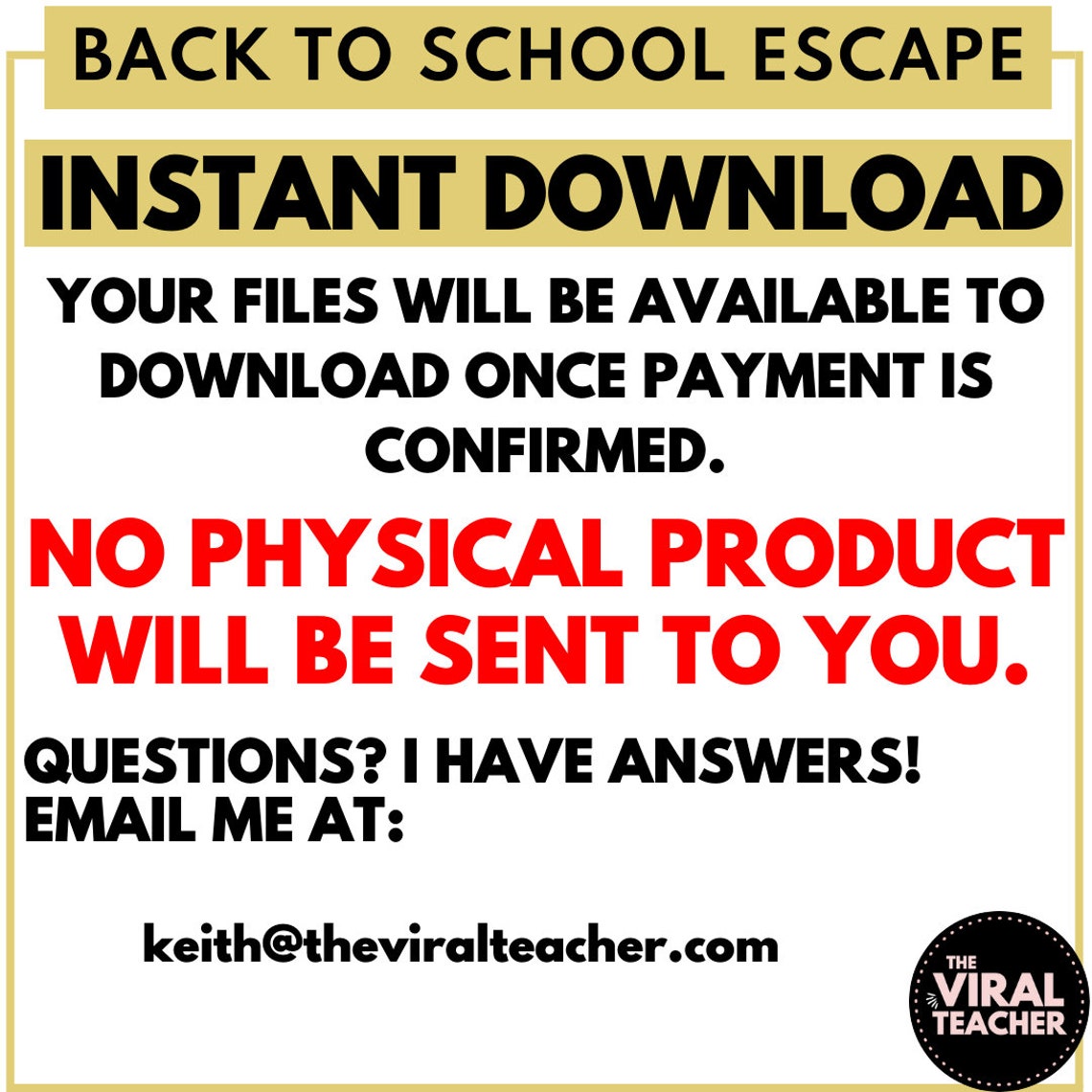 Escape Room for Kids, Back to School Escape Room Printable Puzzle Game ...
