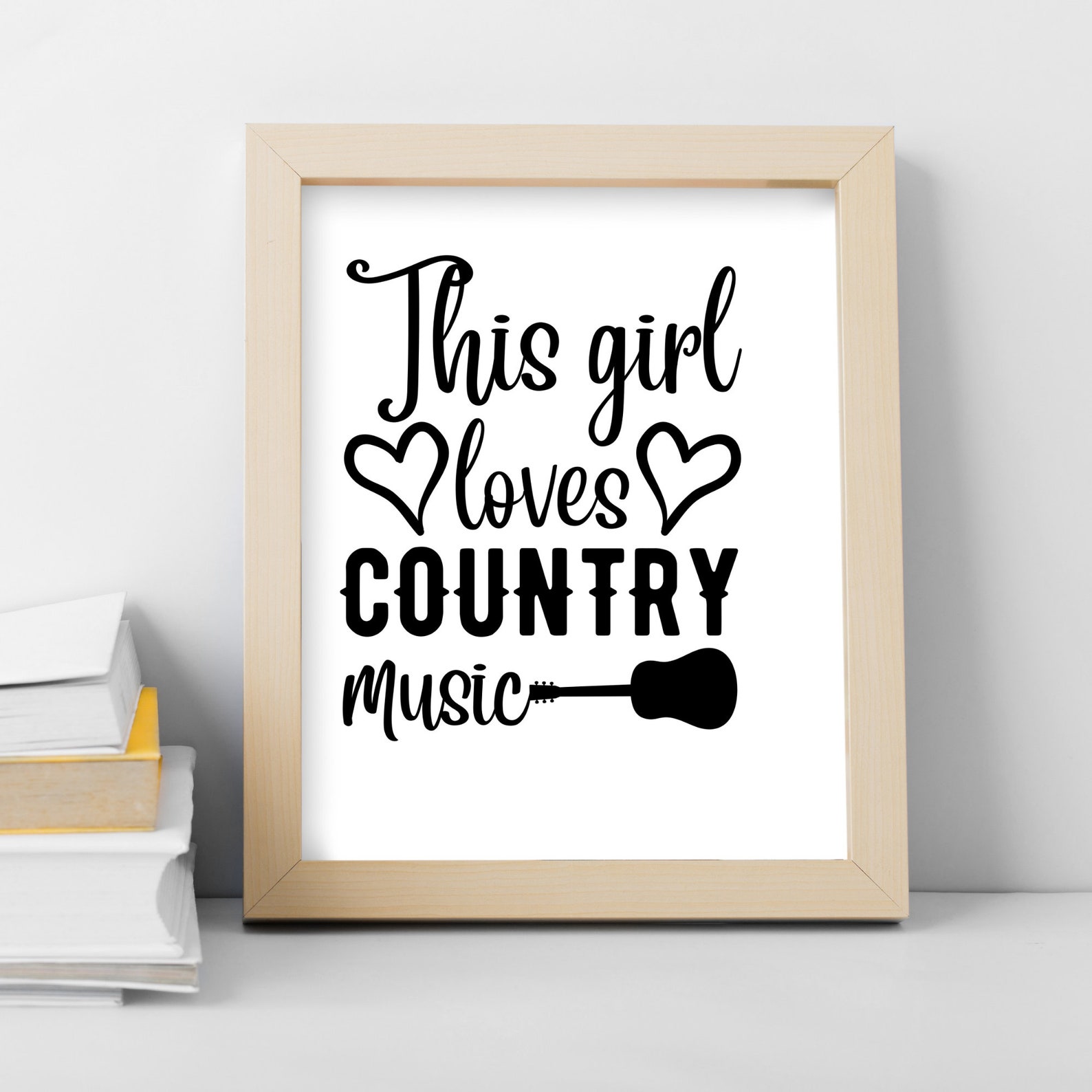 This Girl Loves Country Music Svg Southern Girl Life Svg Etsy