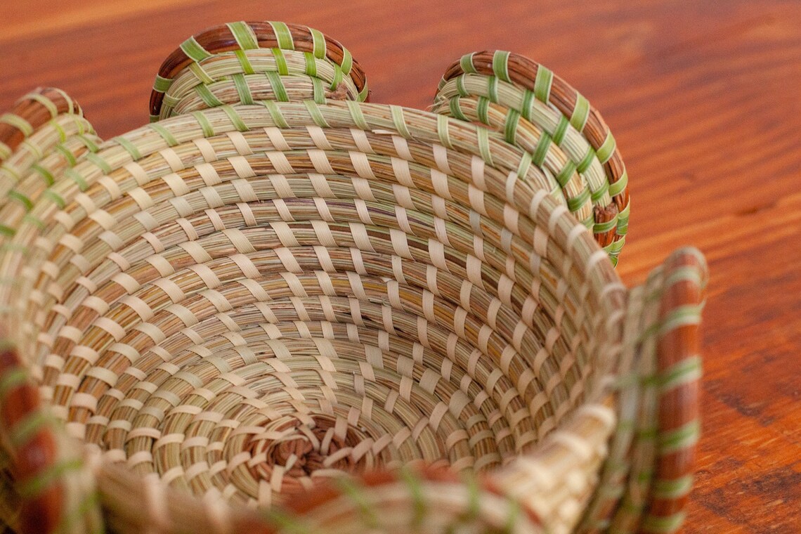 Small Elephant Ear Basket - Etsy