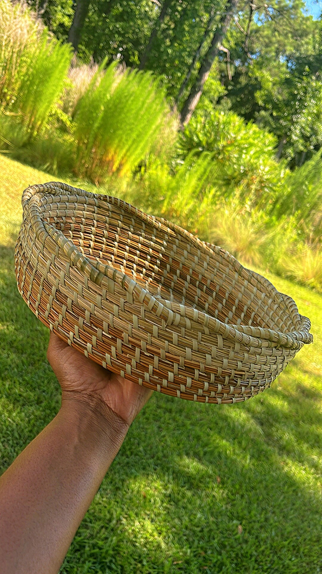 Oval Braided Wrap Basket - Etsy