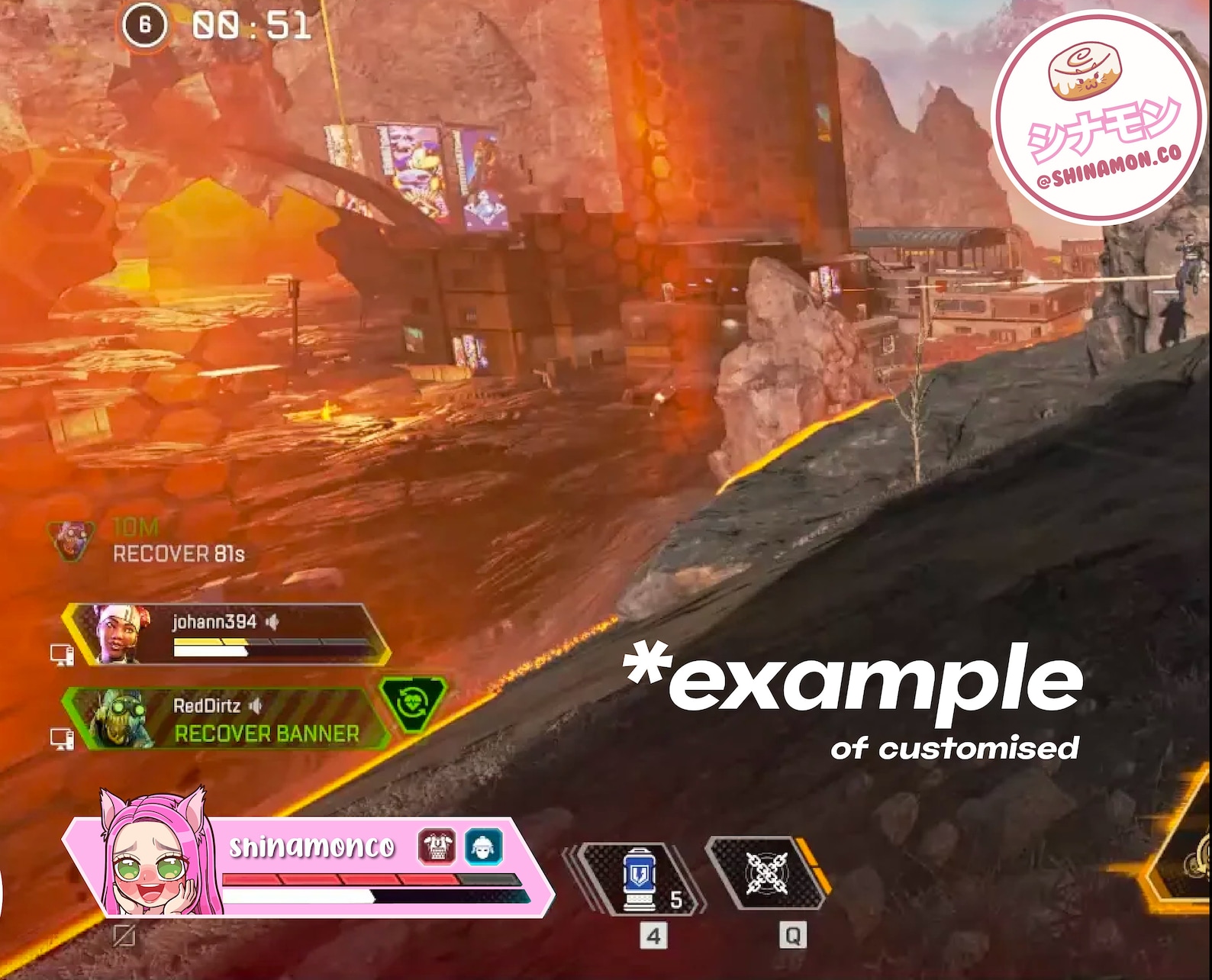Apex Legends Custom HUD Health Bar Overlay for Streaming - Etsy Hong Kong