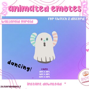 ACNH Gyroid Wallopoid Animated Emote Twitch Sub Badges Animal Crossing ...