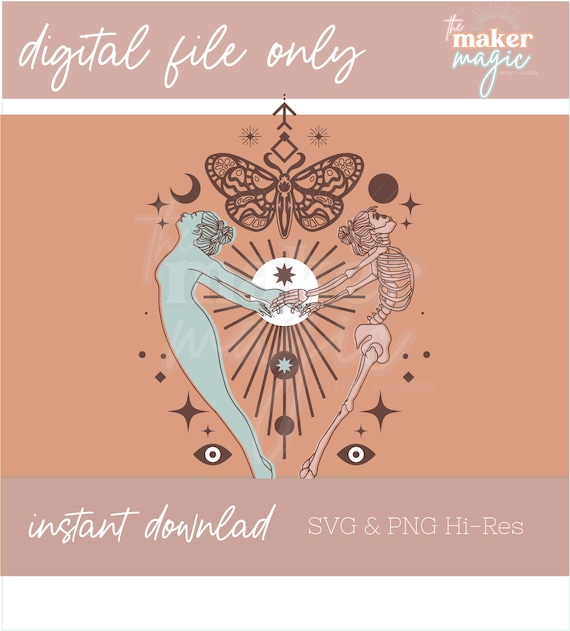 Spiritual Metamorphosis SVG & PNG Digital File Only | Etsy