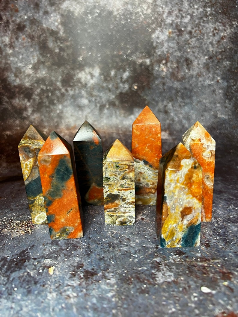 Sunstone and Blue Apatite Tower - Etsy