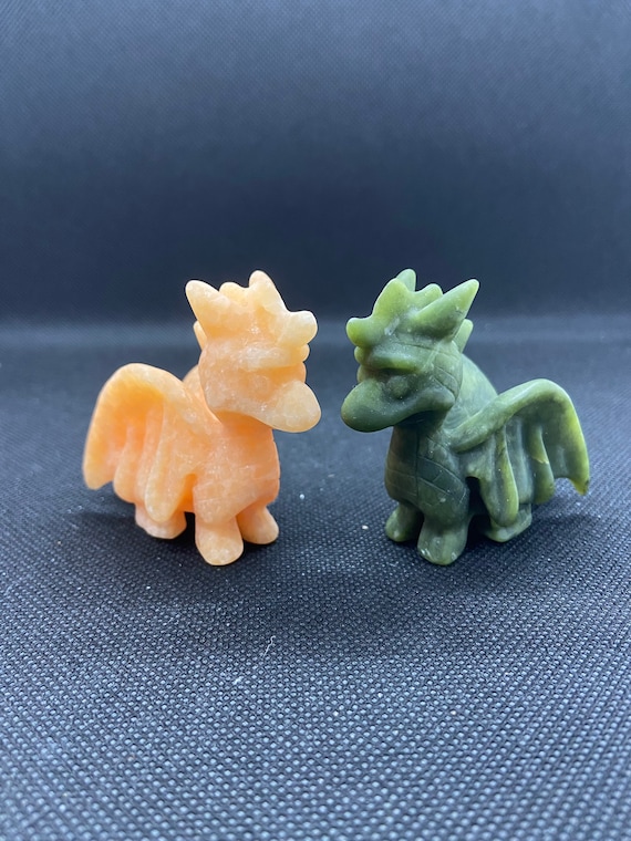 Jade Dragon Crystal Carving | Etsy