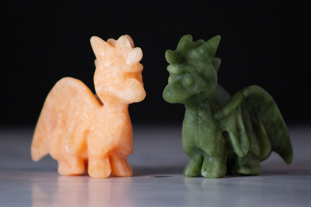 Jade Dragon Crystal Carving - Etsy