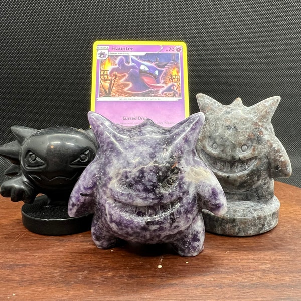 Gengar Crystal Figure - Etsy