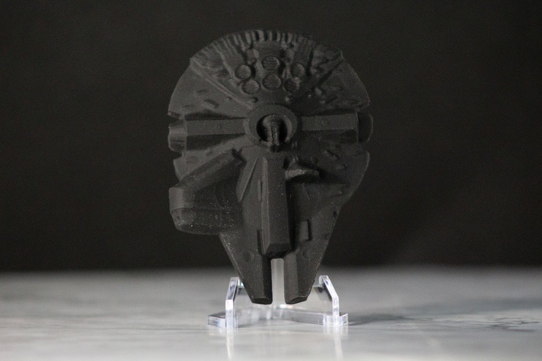 Obsidian Millennium Falcon Star Wars Crystal Carving - Etsy