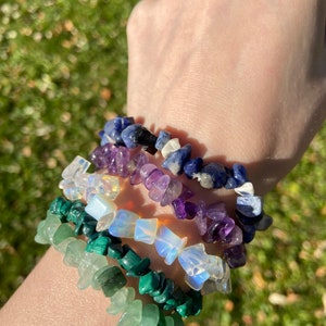 Crystal Chip Bracelet - Etsy