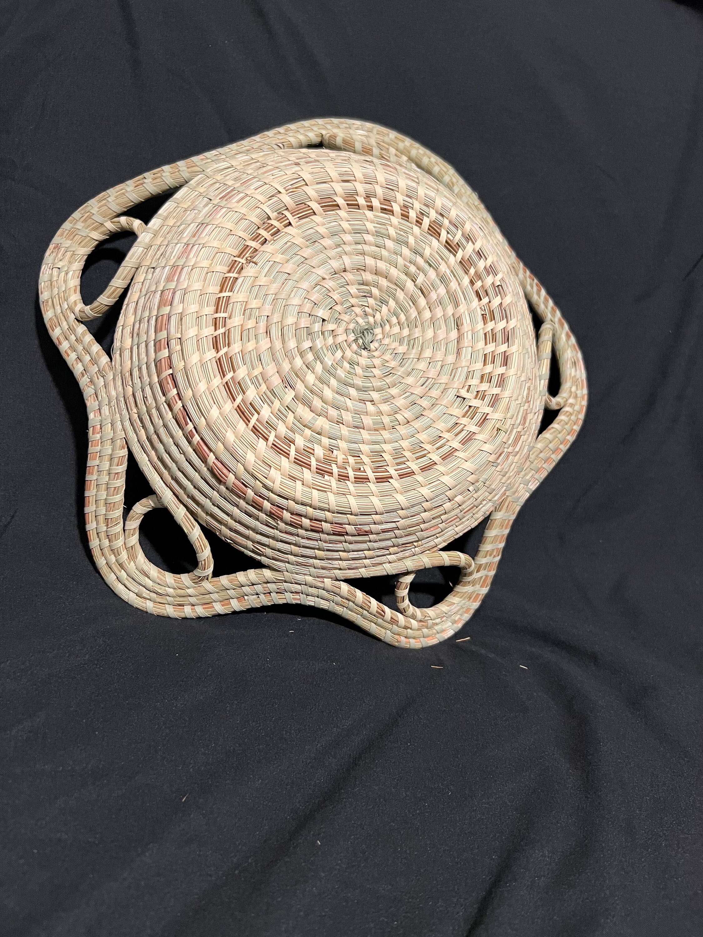 Sweetgrass Quintuple Loop Handle Basket - Etsy
