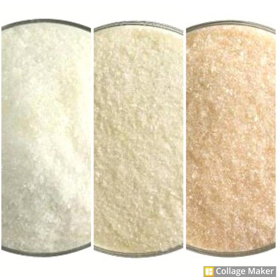 FRIT/POWDER (2 Oz.) "off White Opals" Fusible Glass- Bullseye COE 90 ...