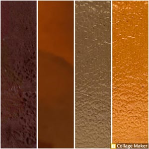 90 COE "brown Transparents" Bullseye Glass Sheets. *choice of 4 Colors ...