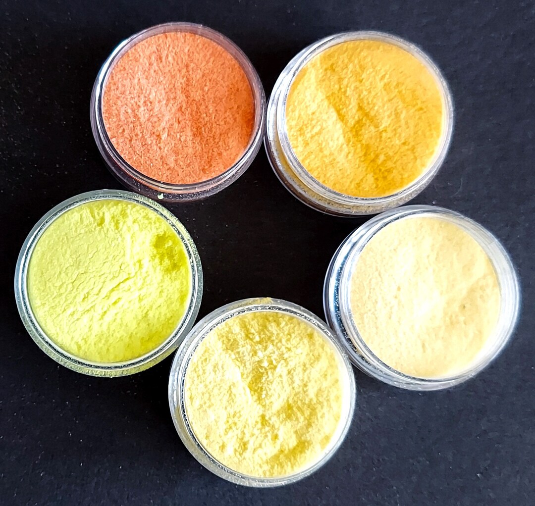 POWDER FRIT sunset 5 Color Sample Set 5 Colors/1 Oz. per Color ...