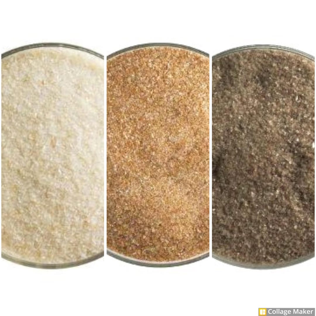 FRIT/POWDER (2 Oz.) "brown Opals" Fusible Glass- Bullseye COE 90 ...
