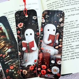 Set of Four Cute Ghost Bookmarks, Gifts for Book Lovers, Gift for Ghost ...