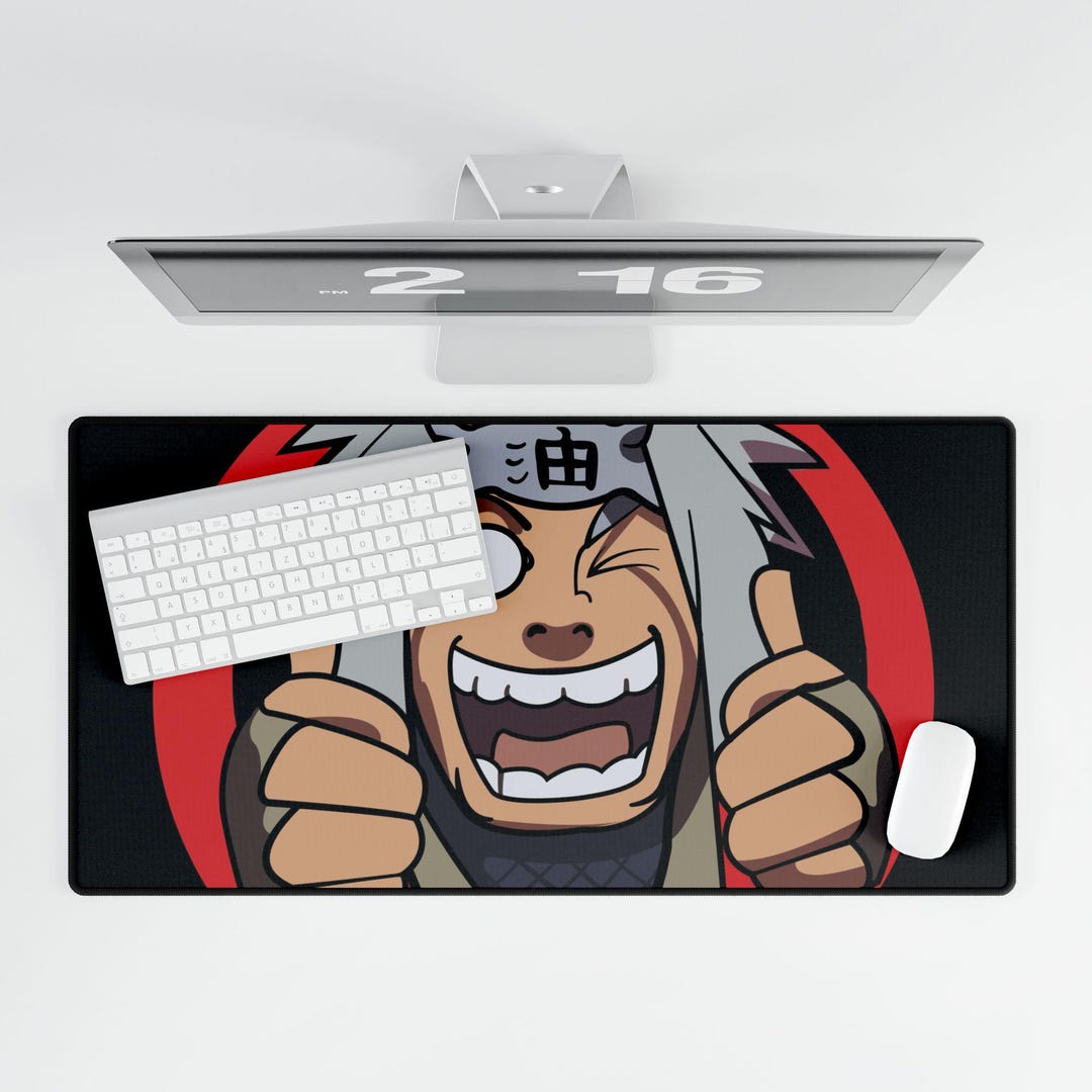 Anime Desk Mat, Pervy Sage Jiraya Naruto Shippuden, Gaming Mouse Pad ...