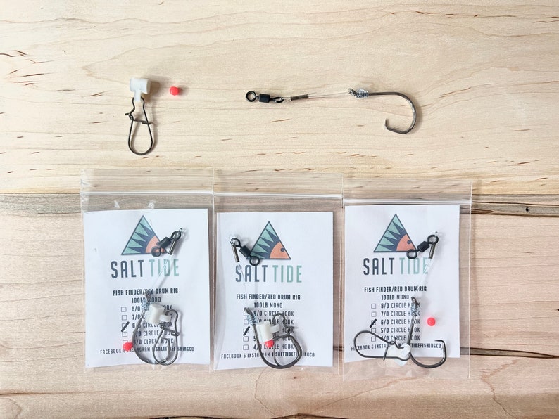 3 Pack 'hatteras Style' Fish Finder Red Drum Surf - Etsy