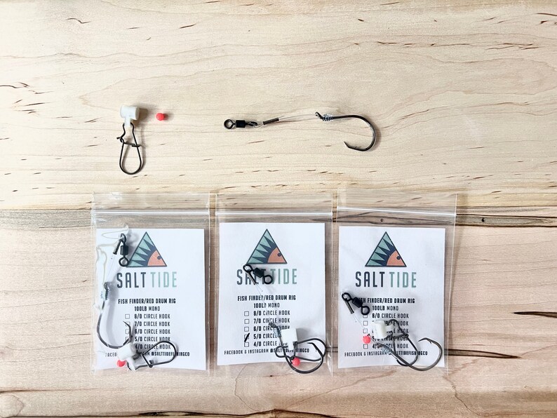 3 Pack 'hatteras Style' Fish Finder Red Drum Surf - Etsy