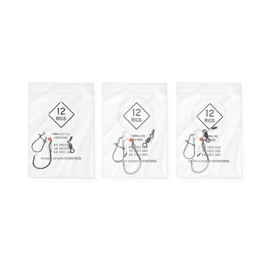 3 Pack 'cannonball Rig' for Red Drum Surf Fishing 100lb Mono - Etsy