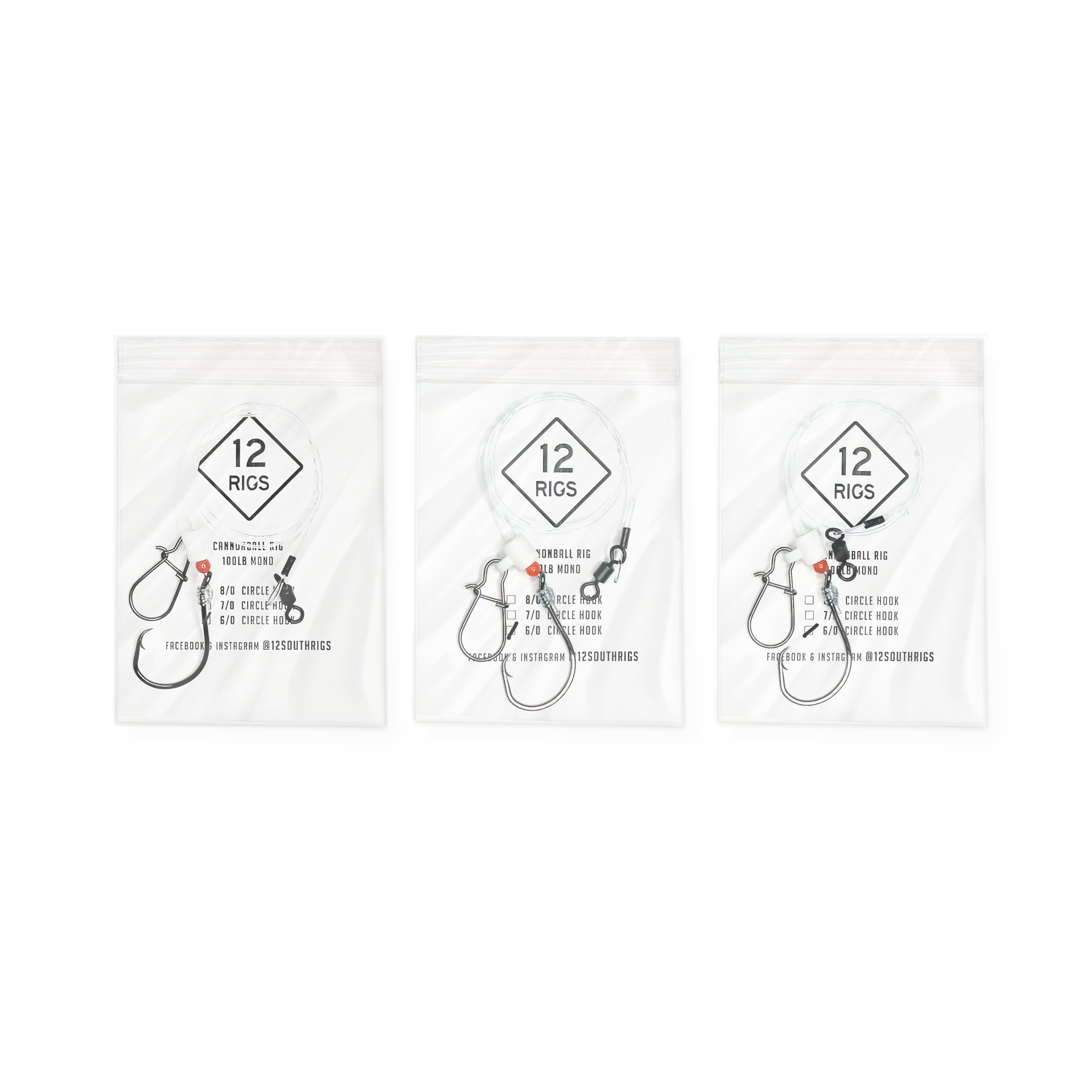 3 Pack 'cannonball Rig' for Red Drum Surf Fishing 100lb Mono - Etsy