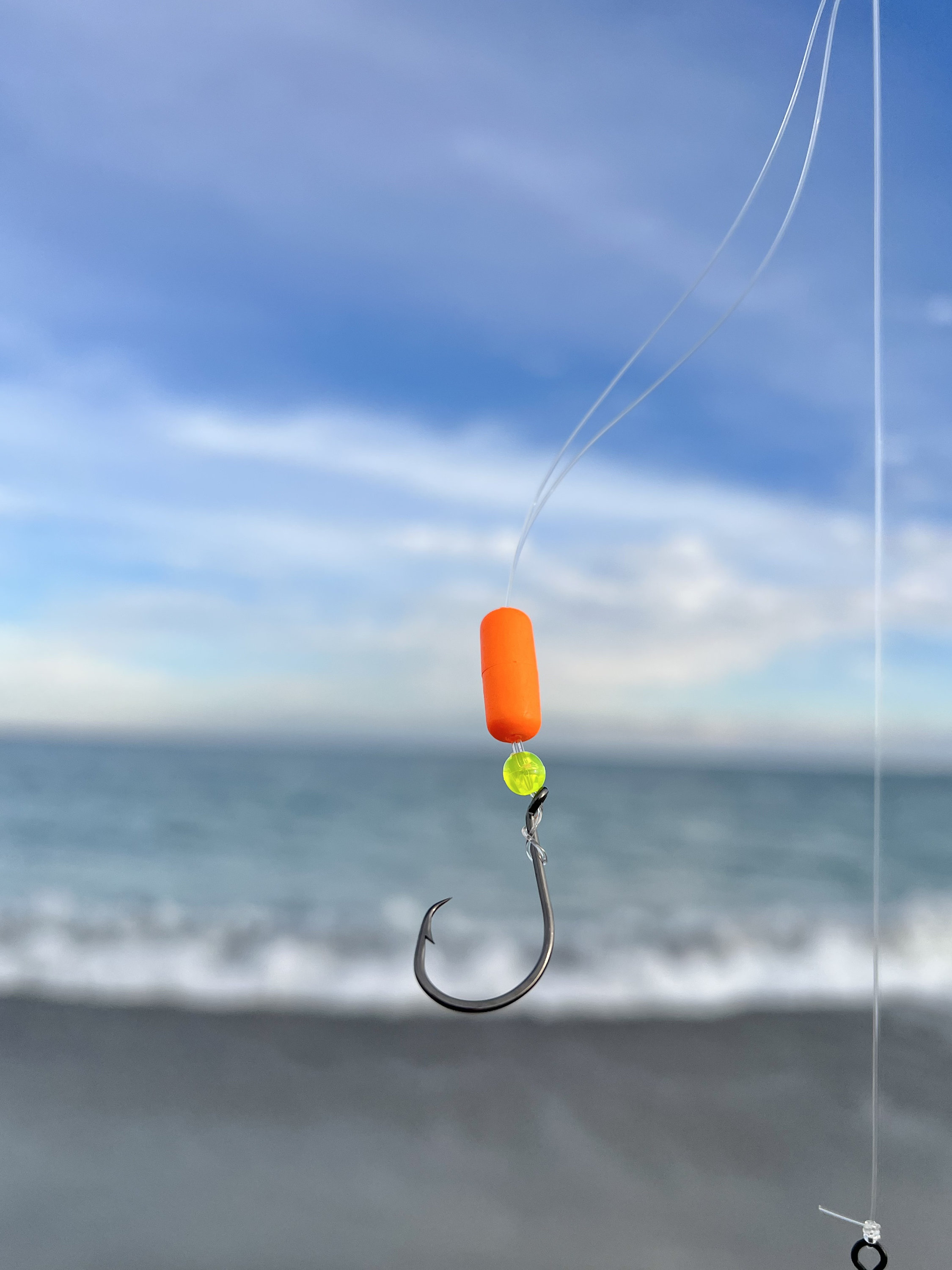6 Pack 'sand Flea' Pompano Surf Fishing Hi-lo Rig Tied With T-knot 25 ...
