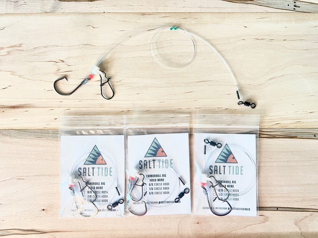 3 Pack 'cannonball Rig' for Red Drum Surf Fishing - Etsy